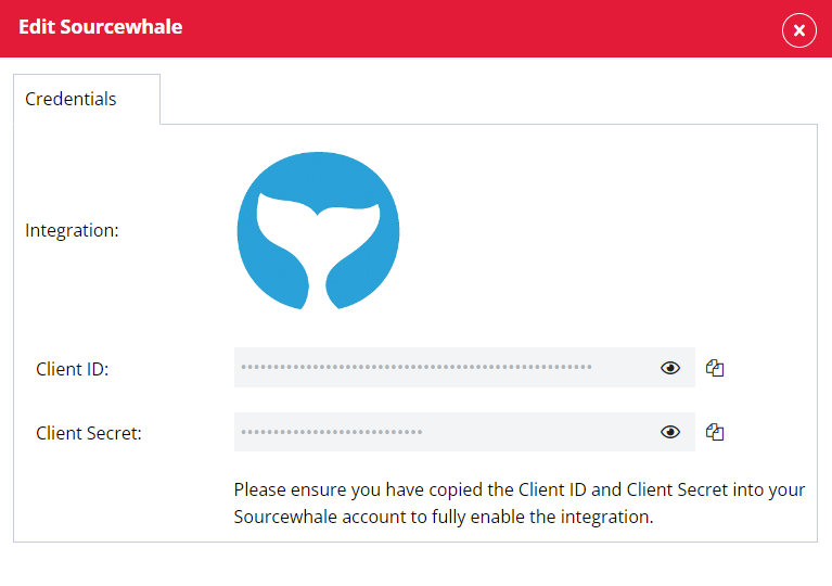 How to Set up the SourceWhale Integration